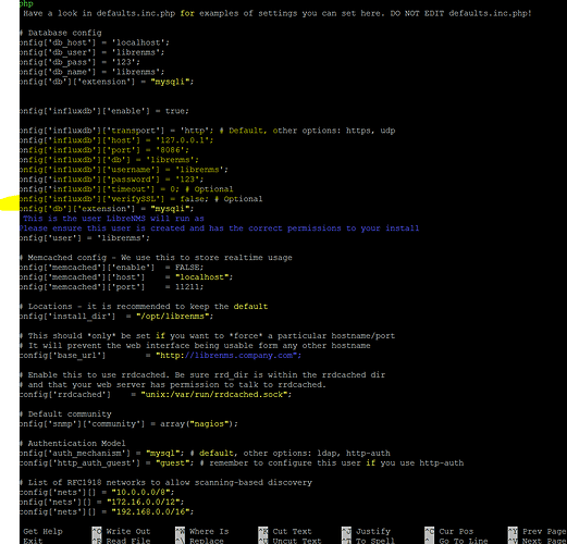 Enable influxdb support in LibreNMS - LibreNMS Community Enable influxdb support in LibreNMS - LibreNMS Community