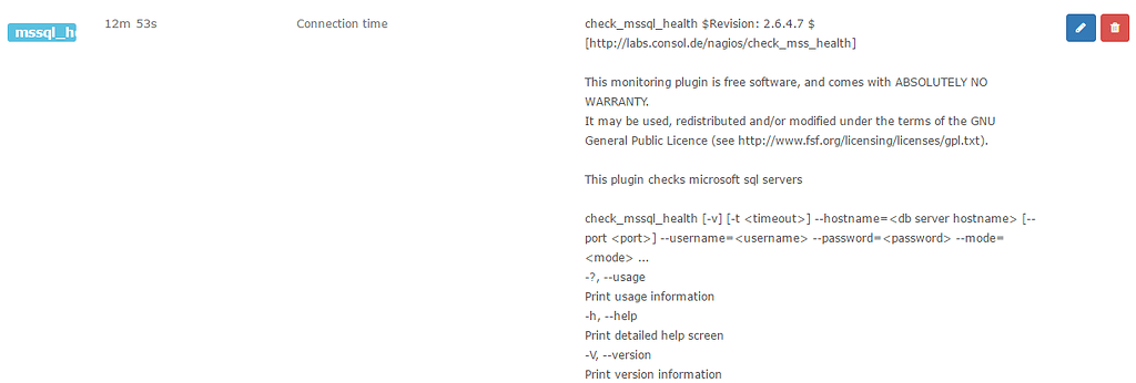 Check_mssql_health with on LibreNMS - Help - LibreNMS Community