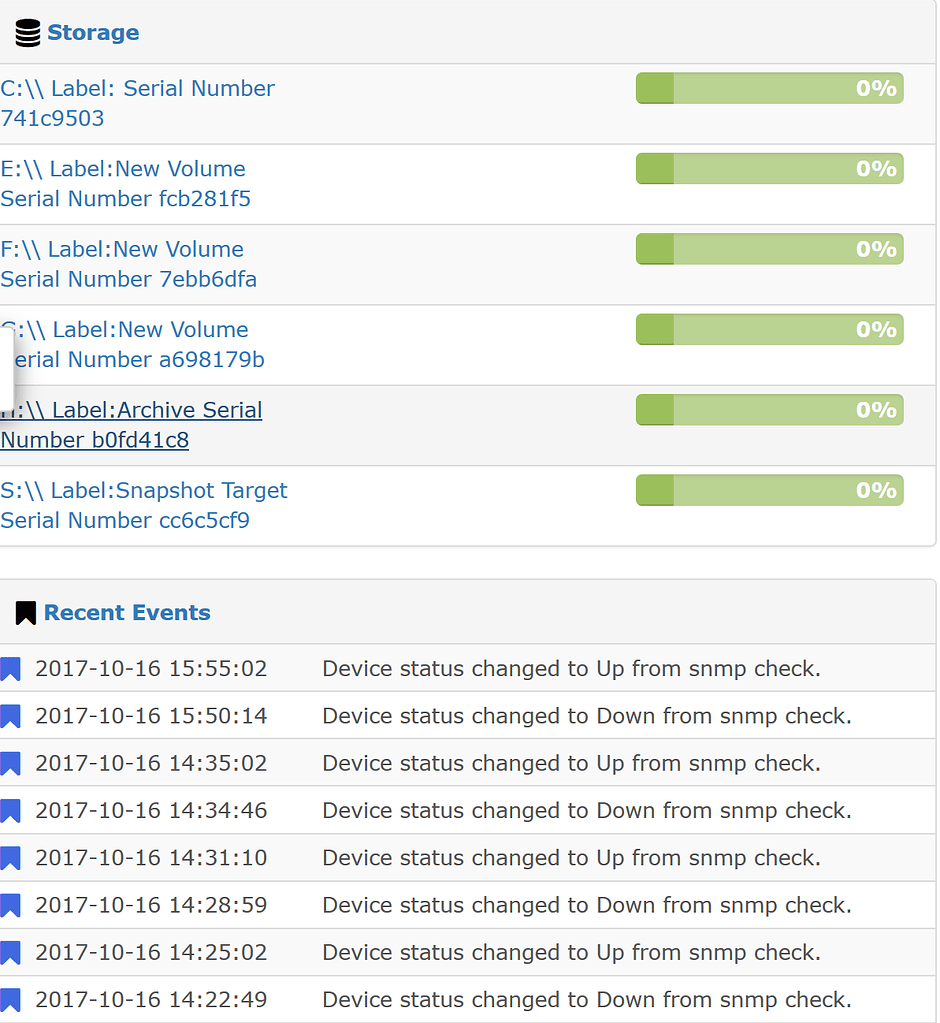Storage data and graphs empty for file server - Help - LibreNMS Community