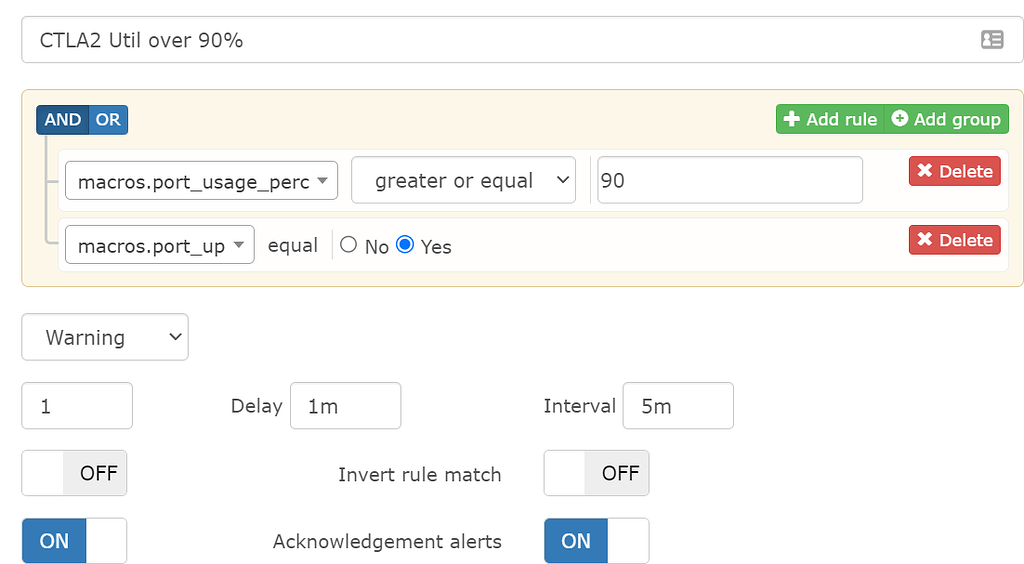 False Port Utilization Alerts - Help - LibreNMS Community