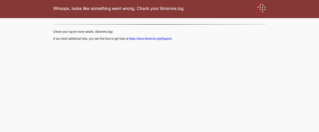 Error Database - Help - LibreNMS Community