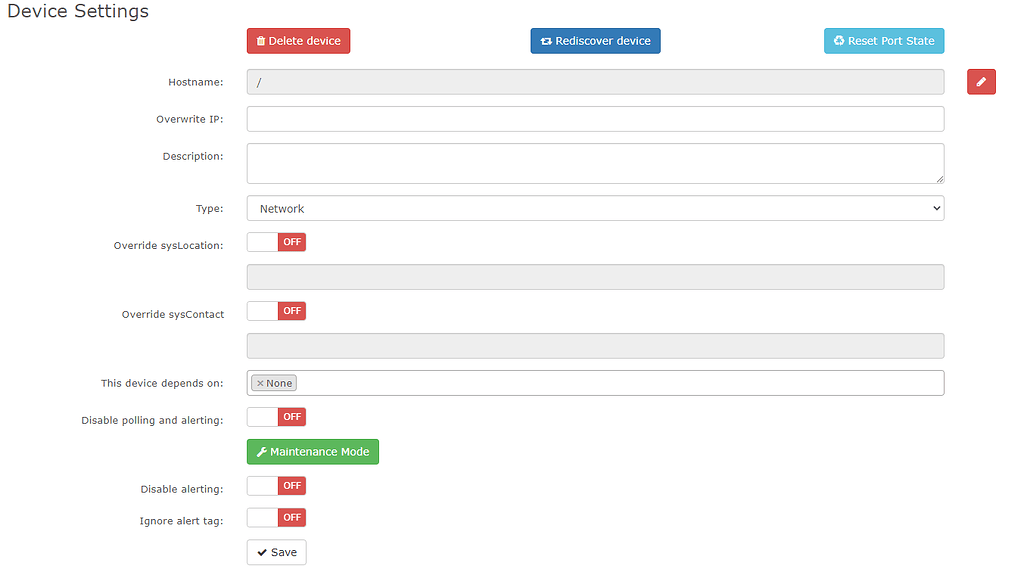 Unable To Delete Device via Web UI - Help - LibreNMS Community
