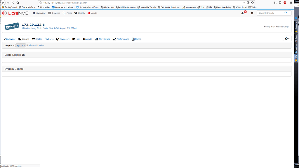 WebUI Hanging when trying to bring up graphs - Help - LibreNMS Community
