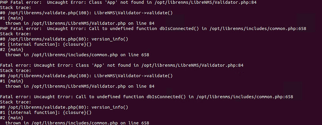 Validate Php Error Help Librenms Community