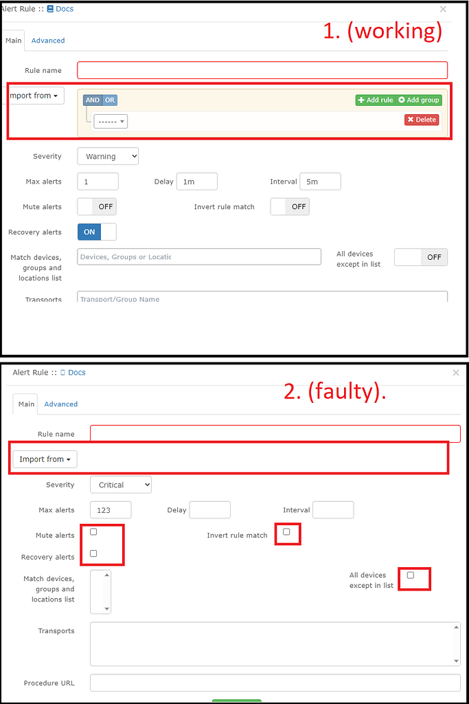 Can not create new alert rules - Help - LibreNMS Community