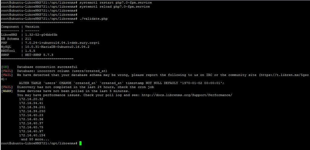 I need help ,How to fix this issues? ./validate.php - Help - LibreNMS Community