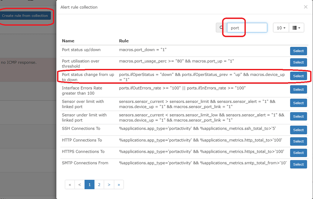 How to create an alert rule if an interface was down? - Help - LibreNMS ...