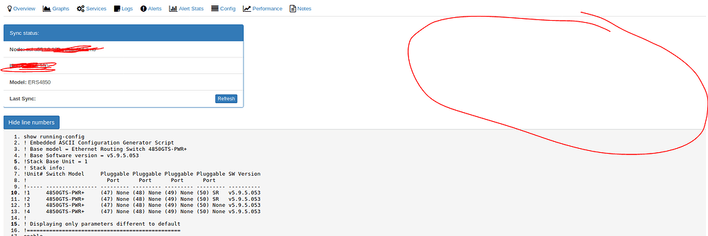 Librenms, oxidized. Missing previous config - Oxidized - LibreNMS Community