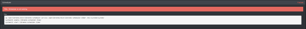 Web GUI: Validate Config - FAIL: Scheduler is not running - Help ... Web GUI: Validate Config - FAIL: Scheduler is not running - Help ...