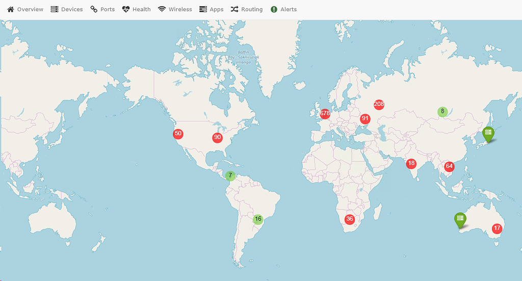 World Map Widget on Dashboard not showing - Help - LibreNMS Community