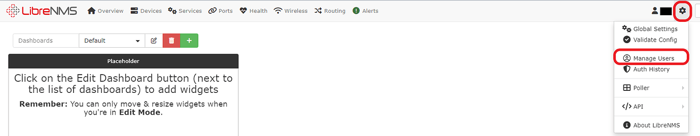 Adding new users in librenms - Help - LibreNMS Community Adding new users in librenms - Help - LibreNMS Community