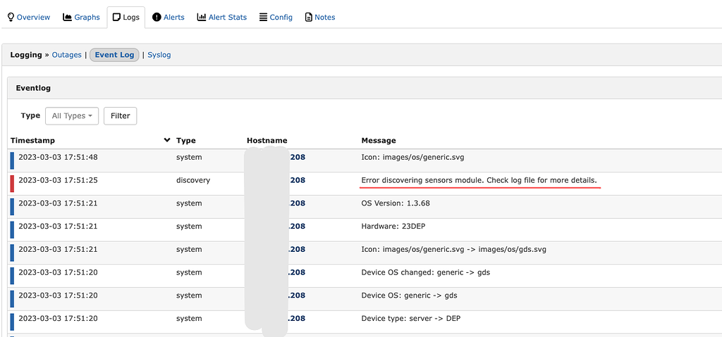 Error discovering device - DivisionByZeroError: Division by zero php - Help - LibreNMS Community