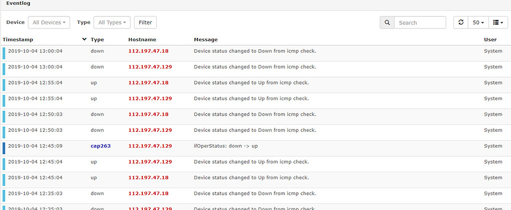 System keep giving up and down status - Help - LibreNMS Community