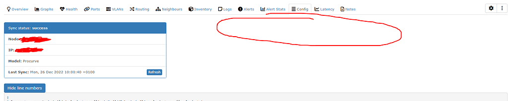 Previous Oxidized configuration is not displayed - Plugins - LibreNMS Community