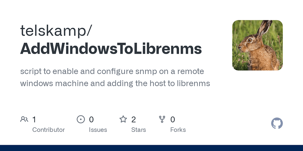 Powershell Script To Enable Snmp On Remote Server And Add It To Librenms Automatically Snmp