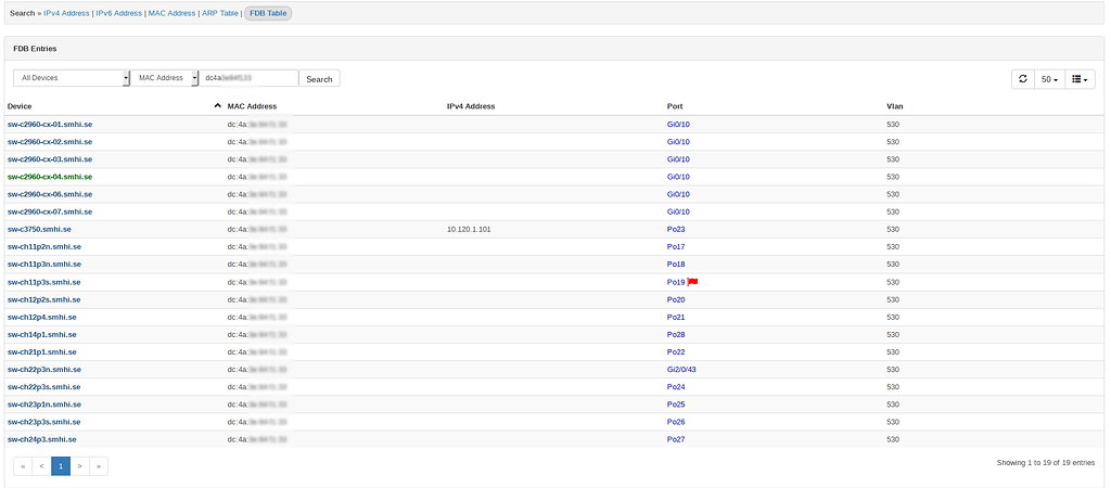 Better output from FDB search - Feature Requests - LibreNMS Community