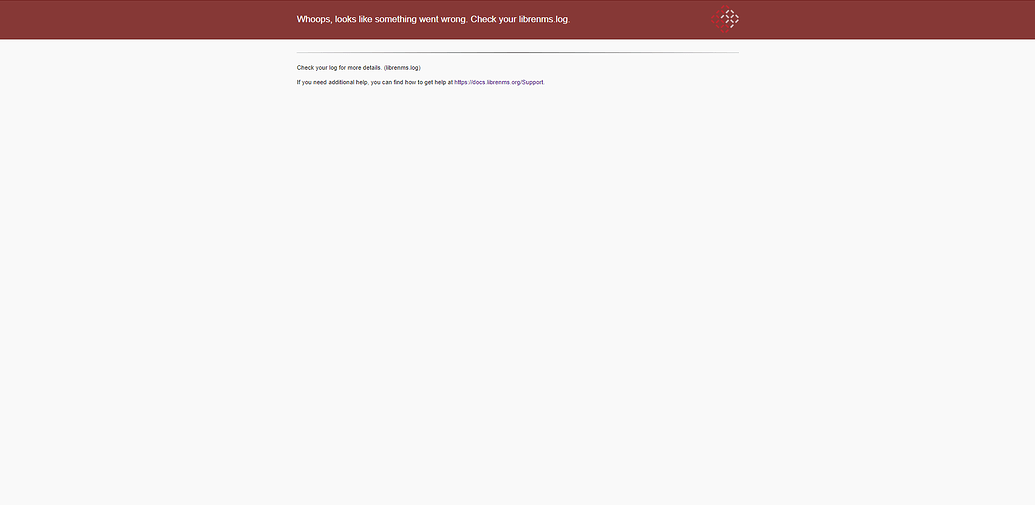 Unable to access WebUI - Help - LibreNMS Community Unable to access WebUI - Help - LibreNMS Community