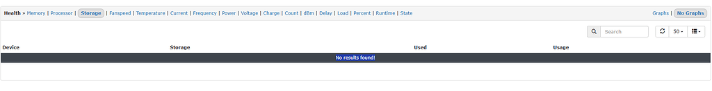 Missing Health>Storage results - Help - LibreNMS Community