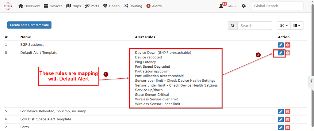 Alert template not showing attached Alert rules when Edit - Help ...