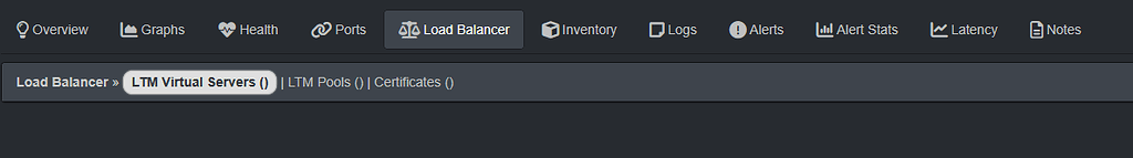 Missing graphs in Load Balancers F5 - Help - LibreNMS Community