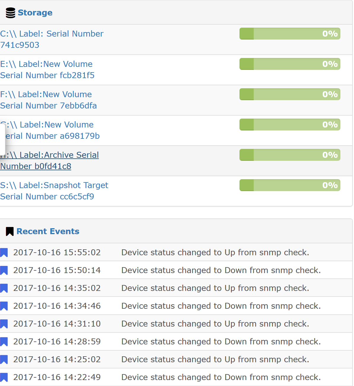 Storage data and graphs empty for file server - Help - LibreNMS Community