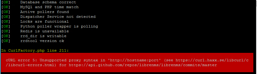 Validation Error Help Librenms Community 
