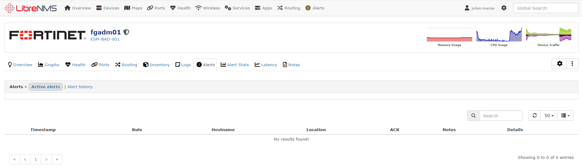 Create active session alerts for FortiFirewall - Help - LibreNMS Community